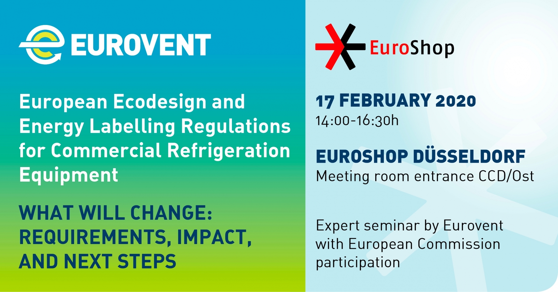 Eurovent to host expert seminar at EuroShop 2020 - Eurovent