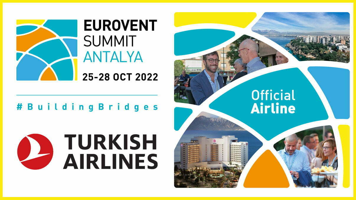 Turkish Airlines is 2022 Eurovent Summit Official Airline - Eurovent
