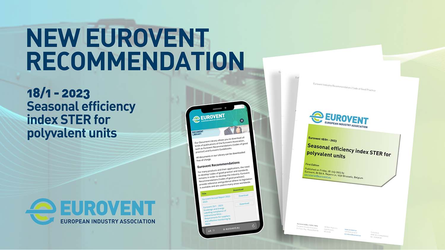 Eurovent publishes Polyvalent Unit Recommendation - Eurovent