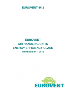 Eurovent 6/12: Eurovent air handling units energy efficiency class ...