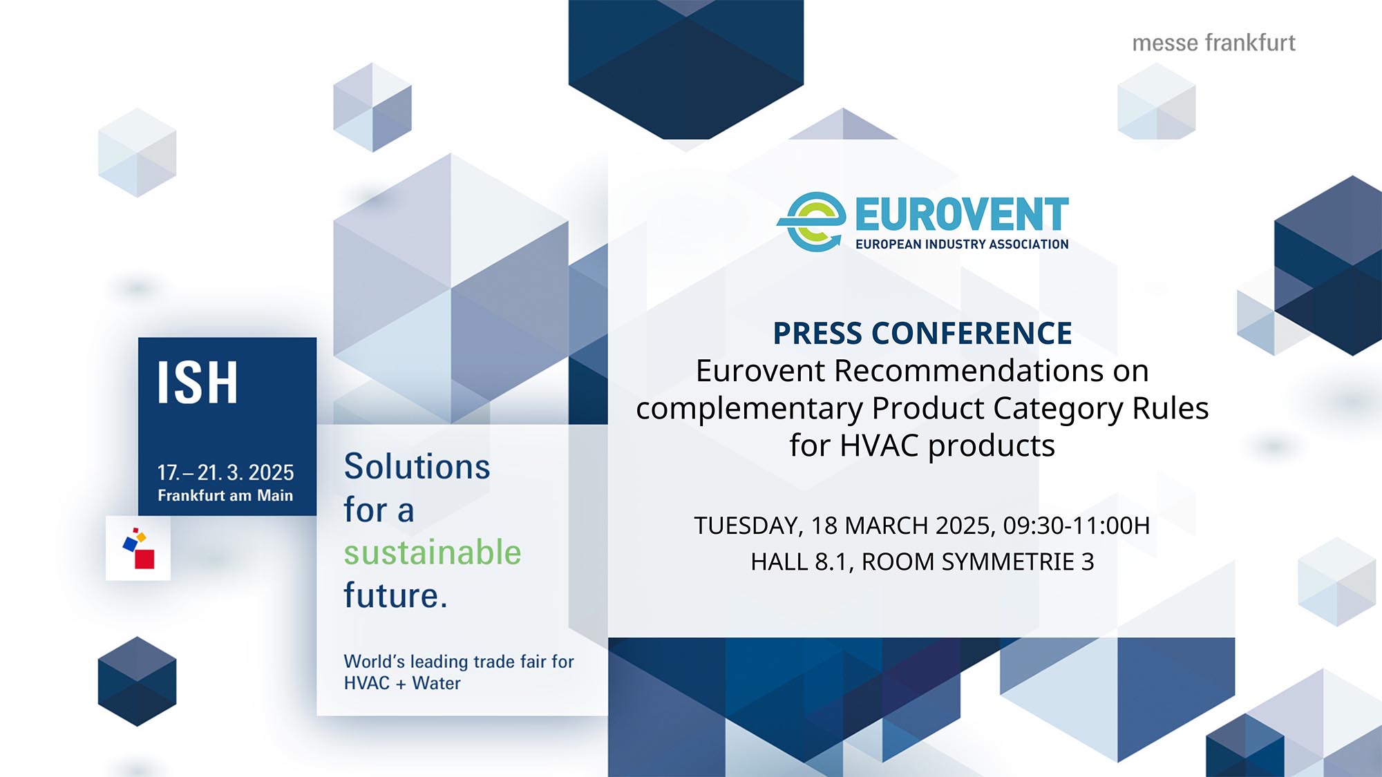 ISH Press Conference: Eurovent Recommendations on complementary Product ...