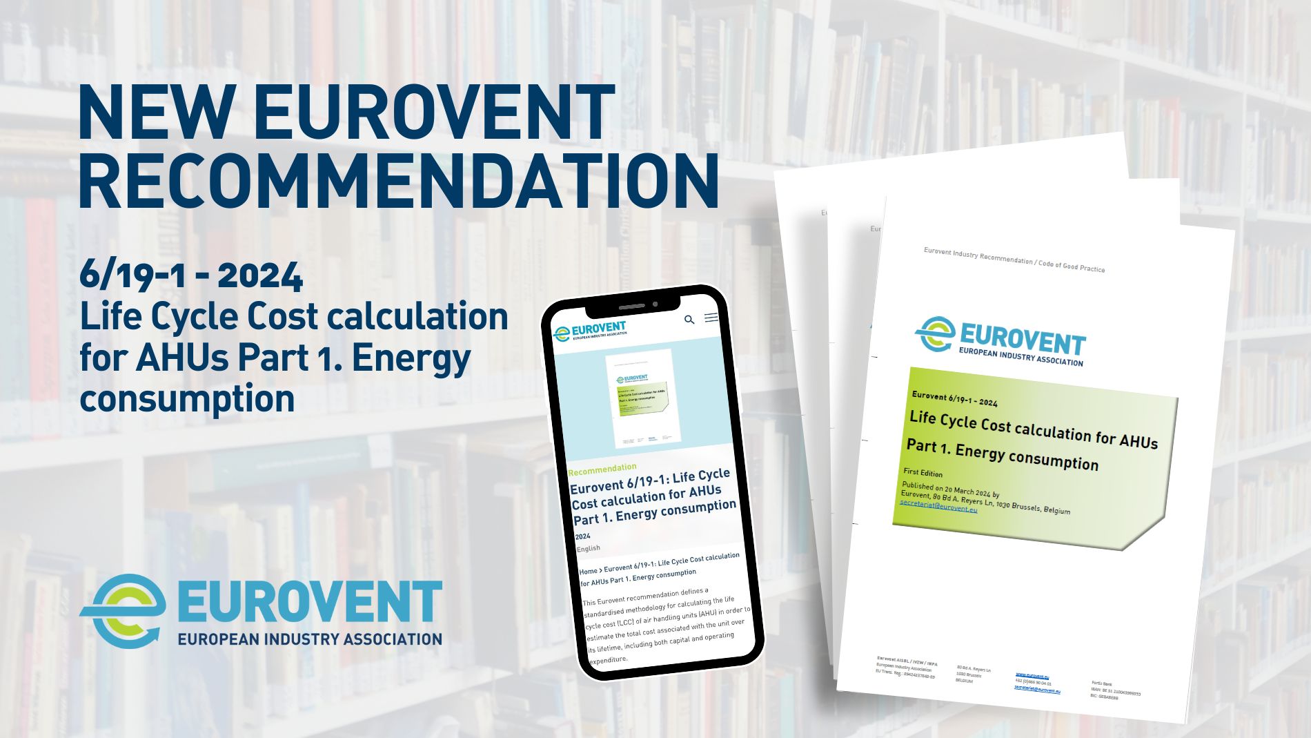 New Eurovent Recommendation on AHU life cycle cost - Eurovent