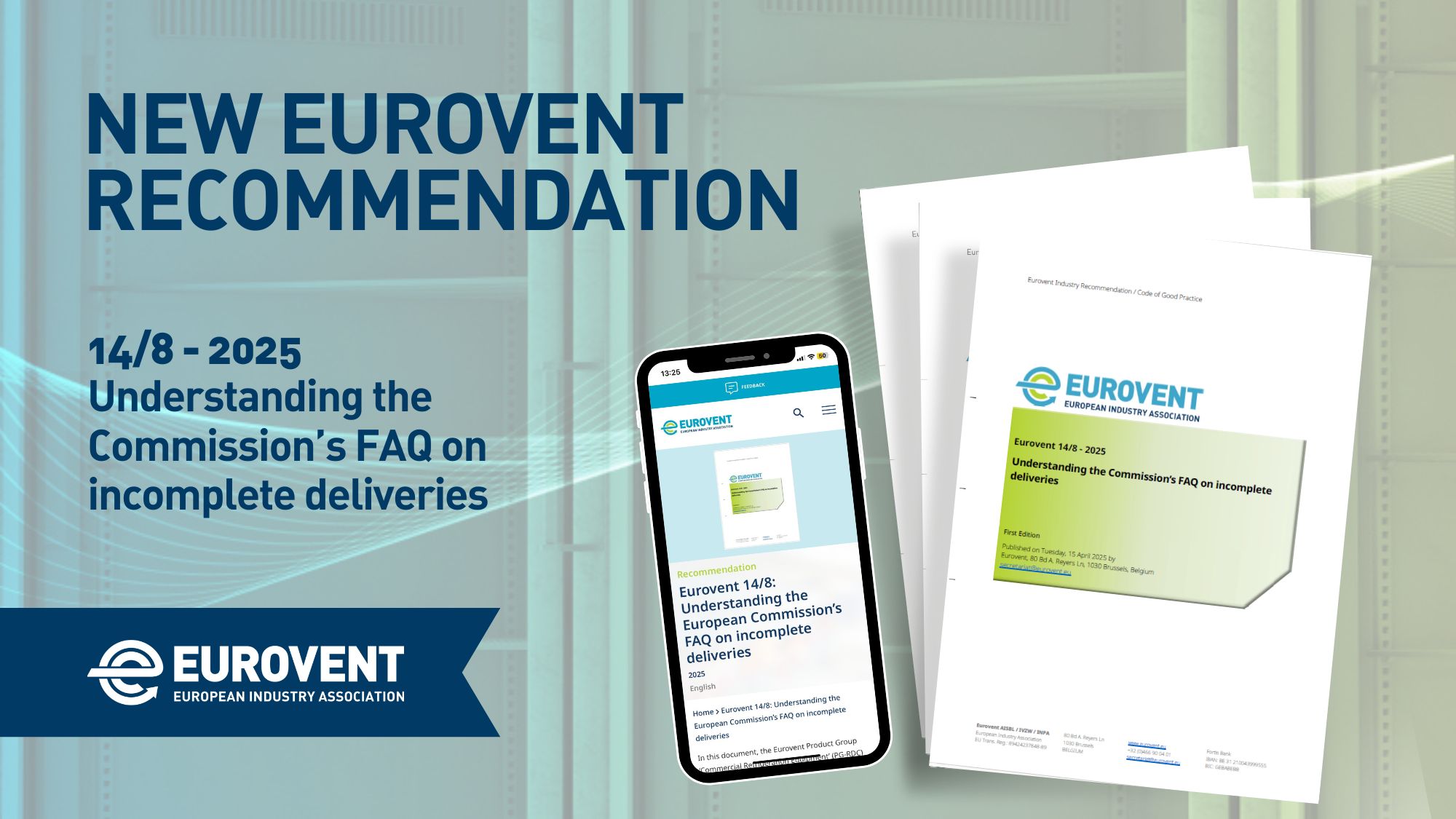 Eurovent releases new insightful Recommendation - Eurovent
