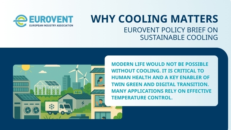Eurovent releases sustainable cooling policy brief - Eurovent